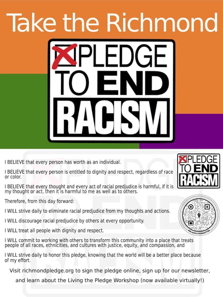 Promoting the Pledge – Richmond Pledge to End Racism